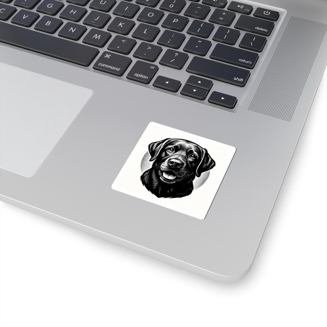 Labrador Retriever Kiss-cut Stickers, Black Lab, Laptop, Journal - Etsy