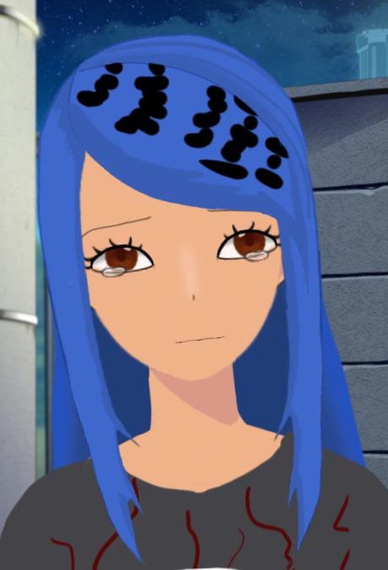 Blue Scene Girl Live2d Vtuber Model - Etsy