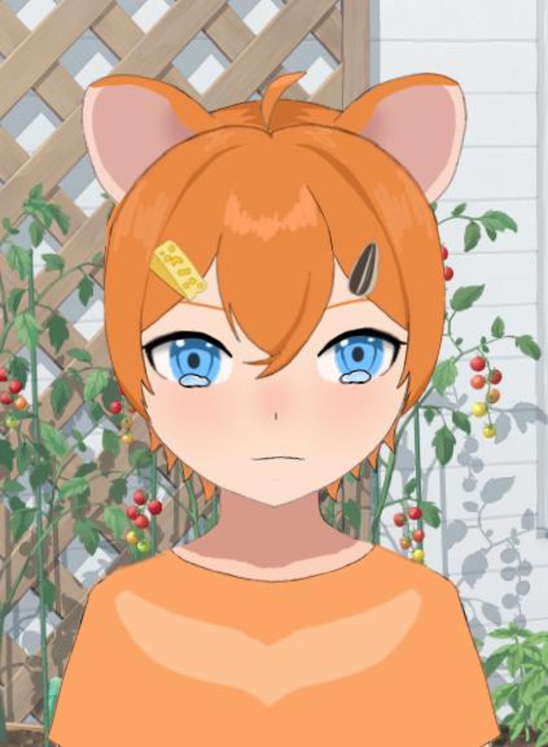 Orange Hamster Male Chibi Vtuber [live2d Fully Rigged Model Vtubestudio ...