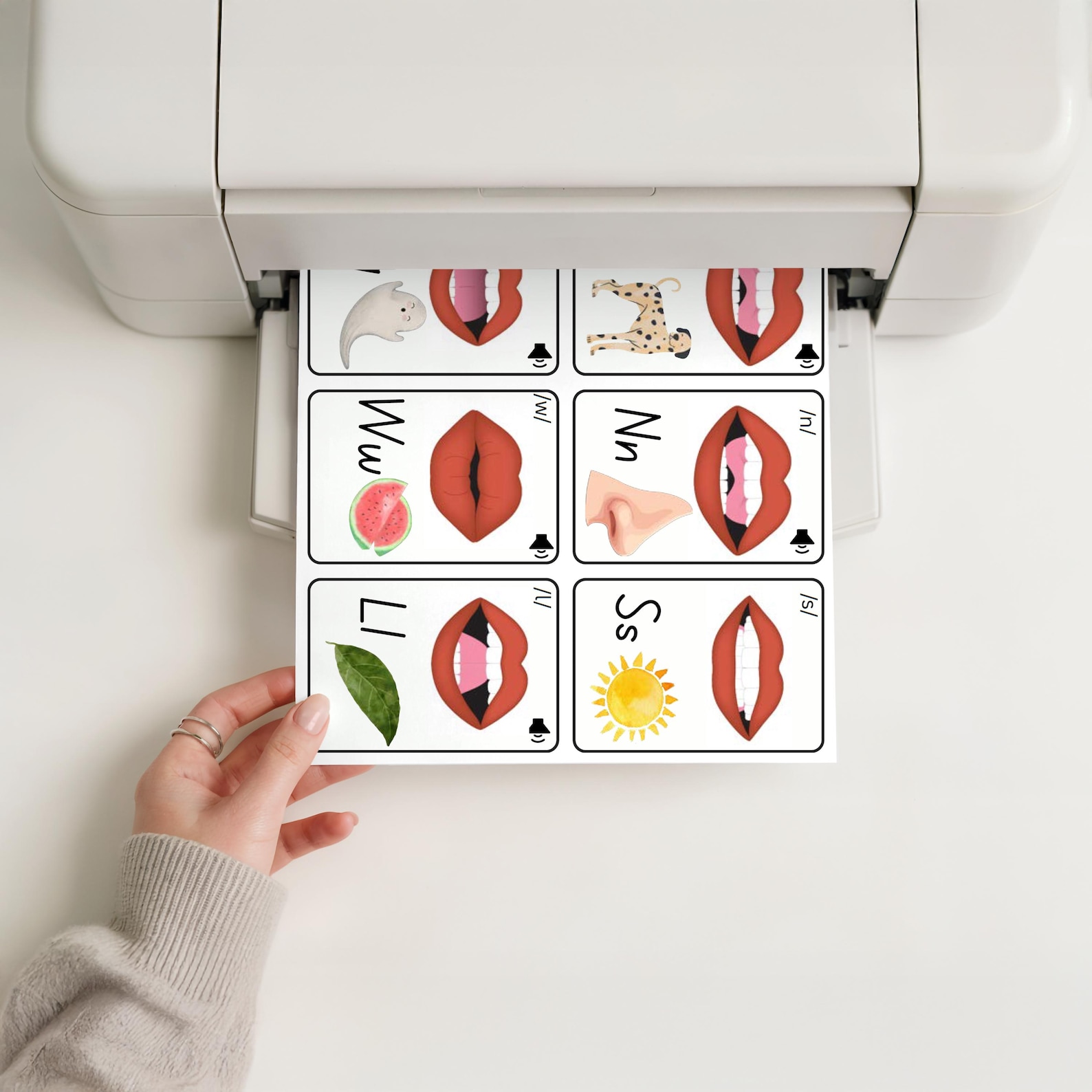 Phonics Mouth Flashcards | Speech Therapy Articulation Cards (digital ...