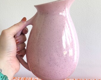 Pink Pottery Pitcher | Etsy