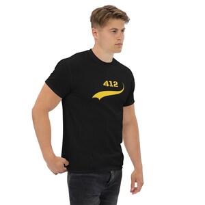Pittsburgh 412 City Banner T-shirt - Etsy