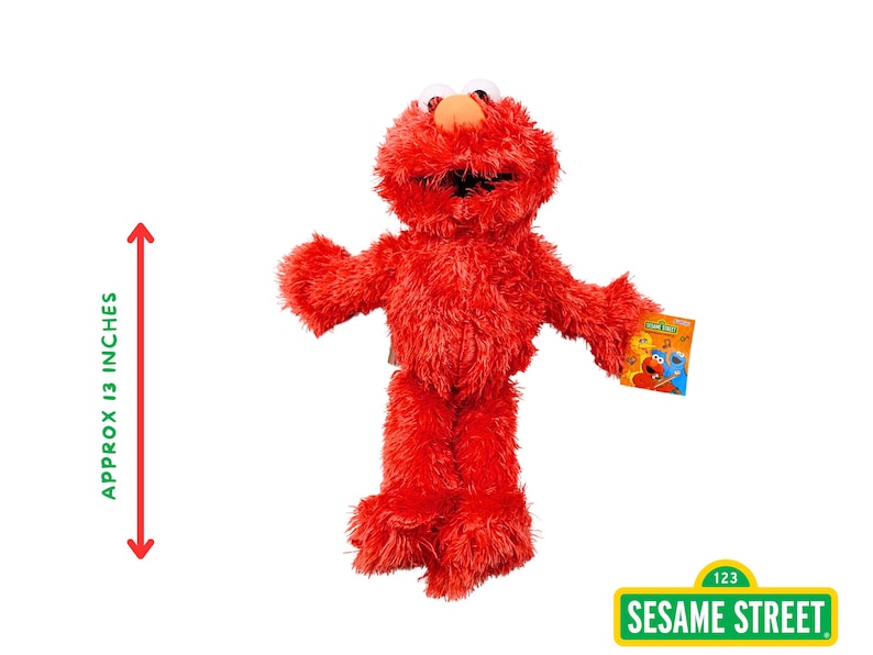 Sesame Street Elmo Plush 13" Soft Plush Toy for Kids and Toddlers ...