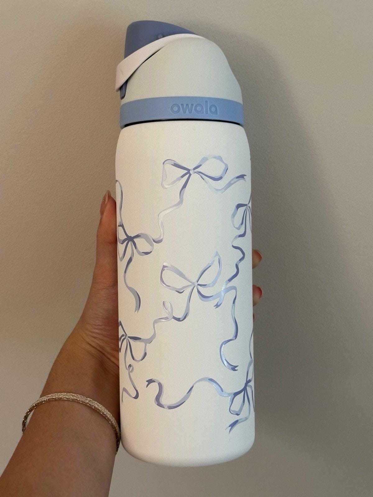 Owala Tied and True Blue Bow 32oz - Etsy