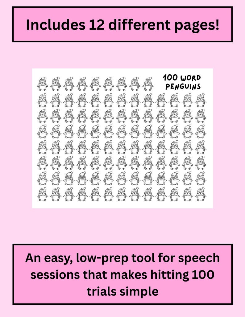 100 Trials Coloring Pages for Speech Therapy | Low-prep Articulation ...