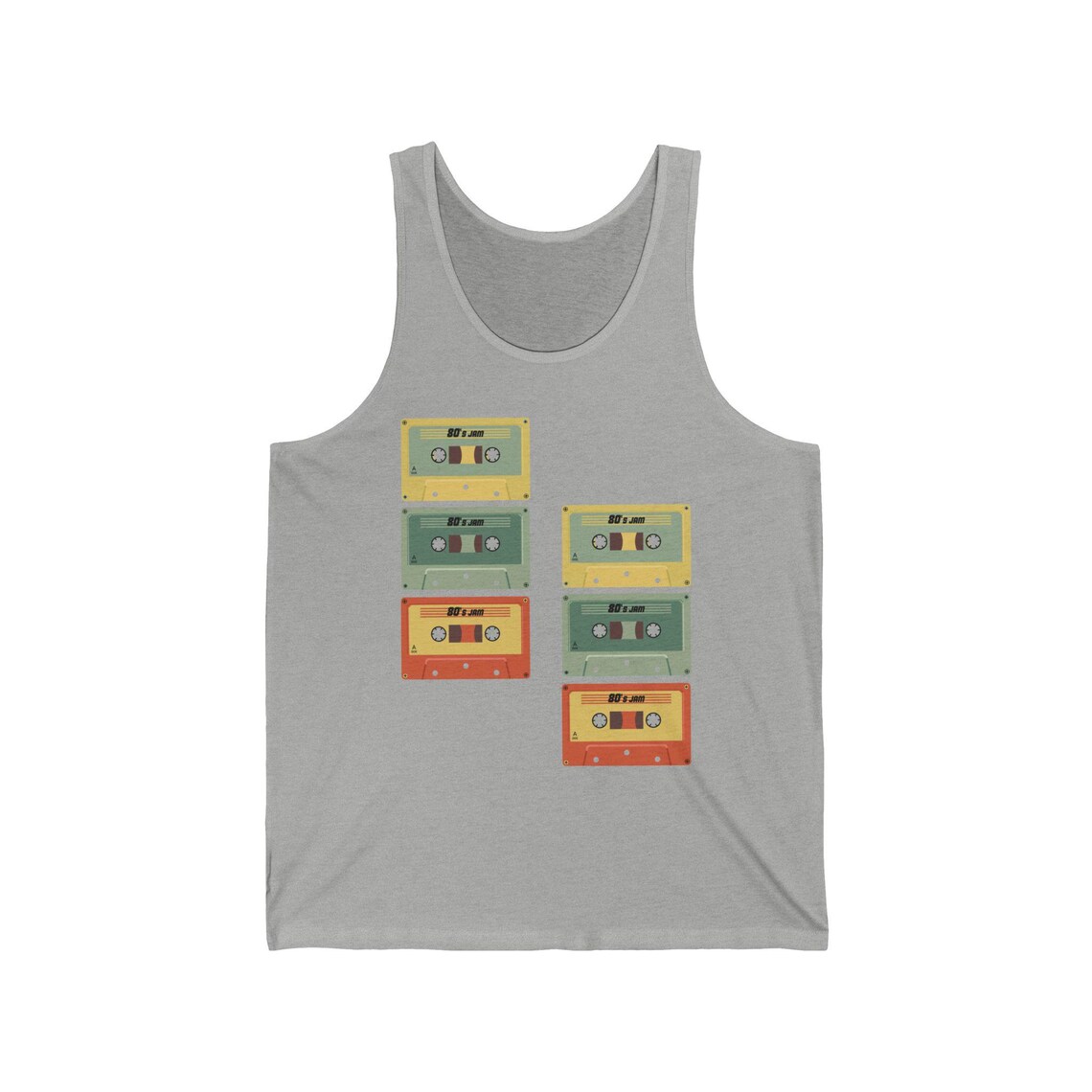 Retro Cassette Tape Stack Tank | Vintage Music 80s 90s - Etsy