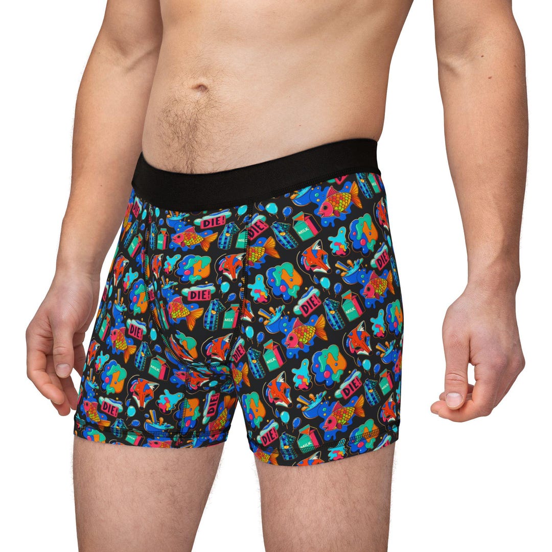 Colorful Retro Game Icons Boxers | All-over Print - Etsy