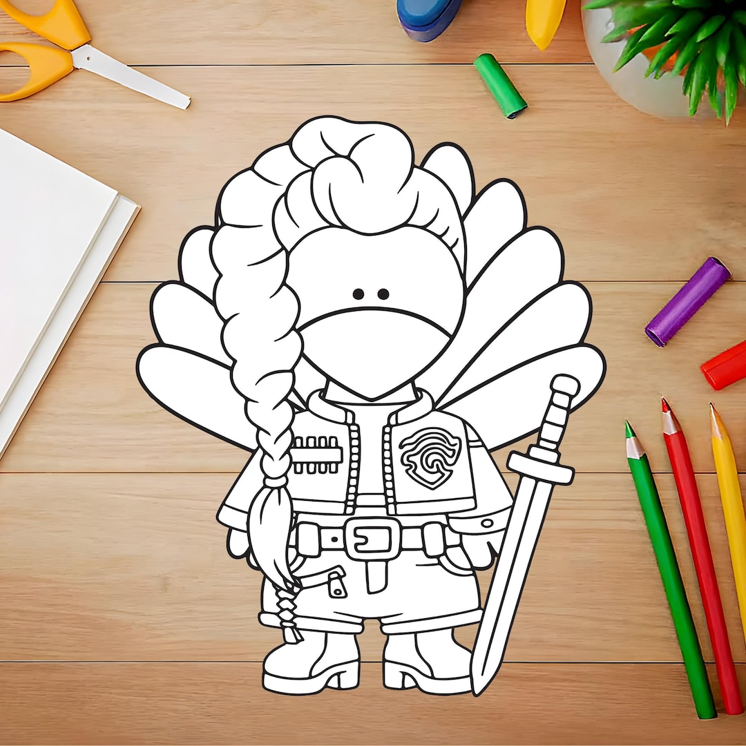 Kpop Star Turkey Disguise Printable | Thanksgiving Craft for Kids ...