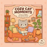 Silly Grumpy Cat Coloring Pages for Kids – Unlucky Kitty Art, Funny Pet ...