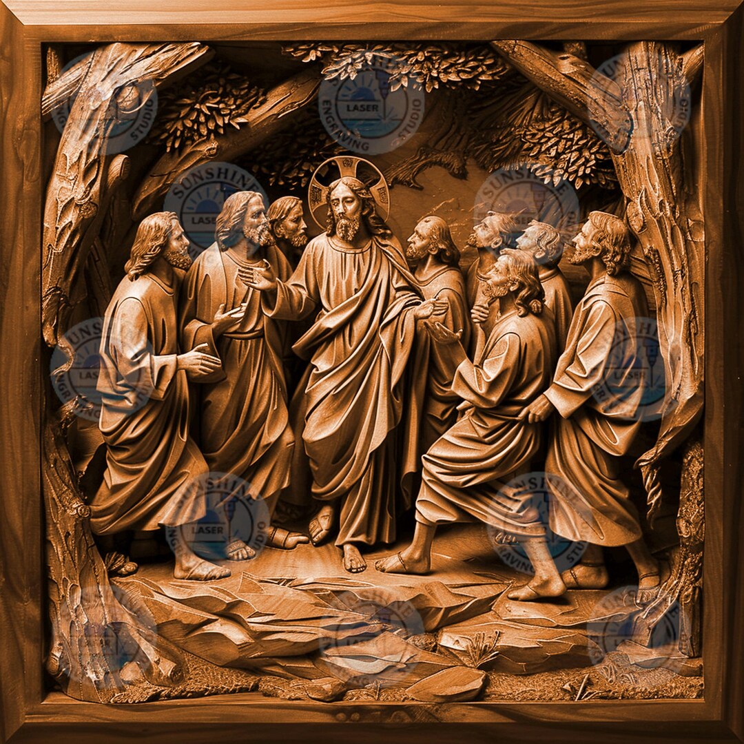 Religious Laser Engraving File, CNC Carving Design (digital Download ...