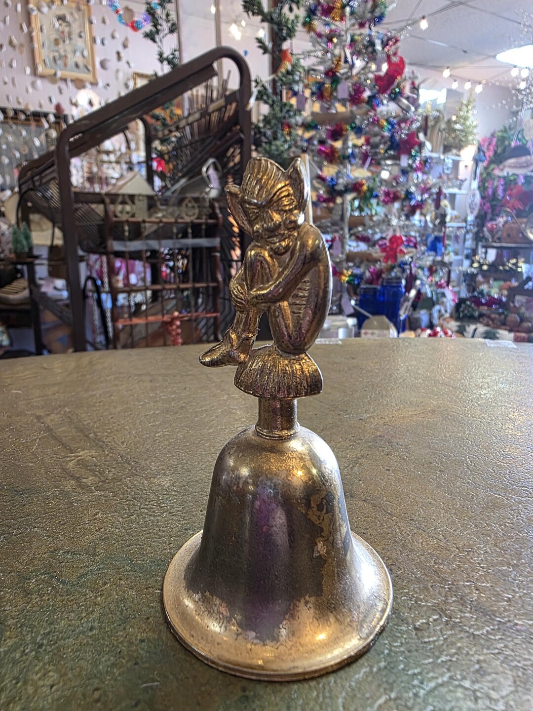 Vintage Brass Pixie Bell - Etsy