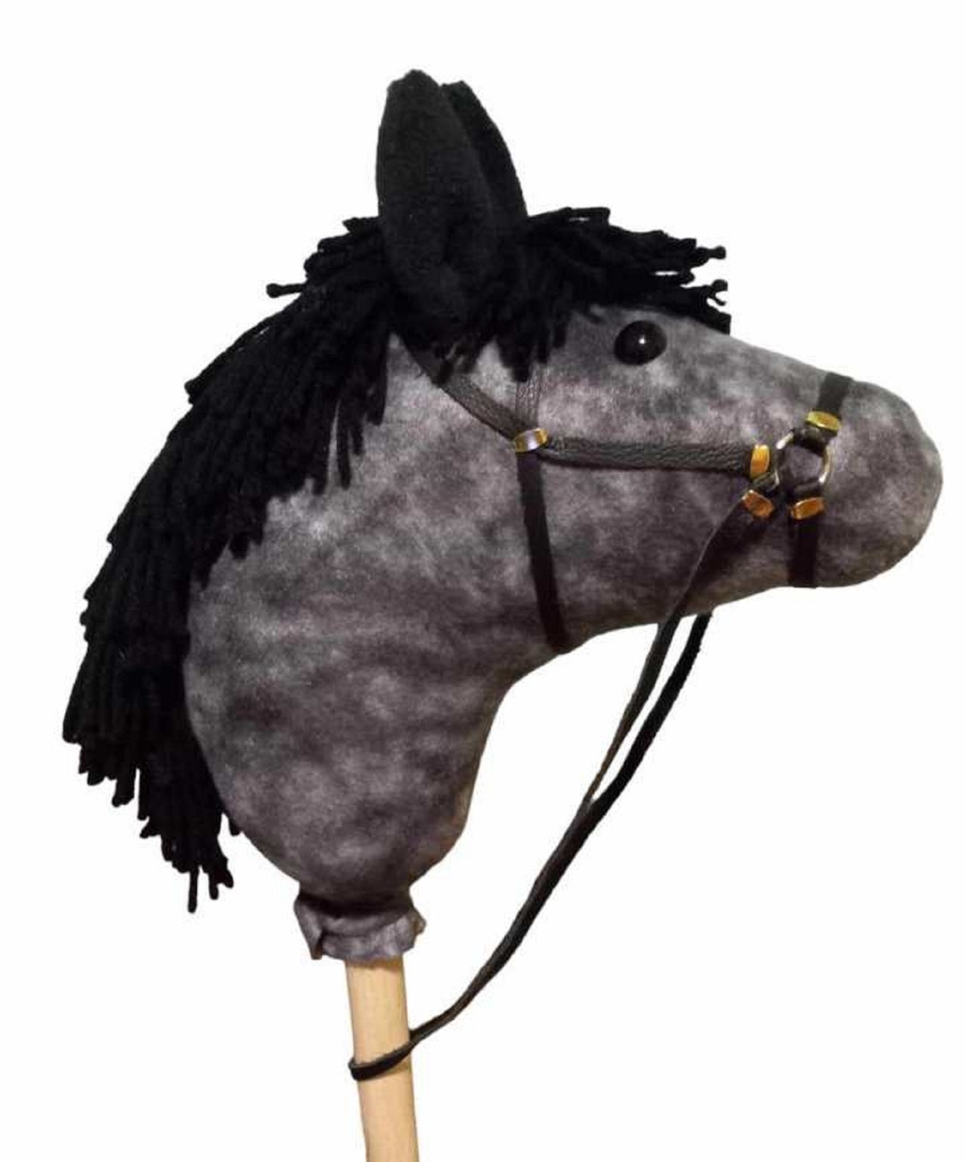 Dapple Gray Stick Horse - Etsy
