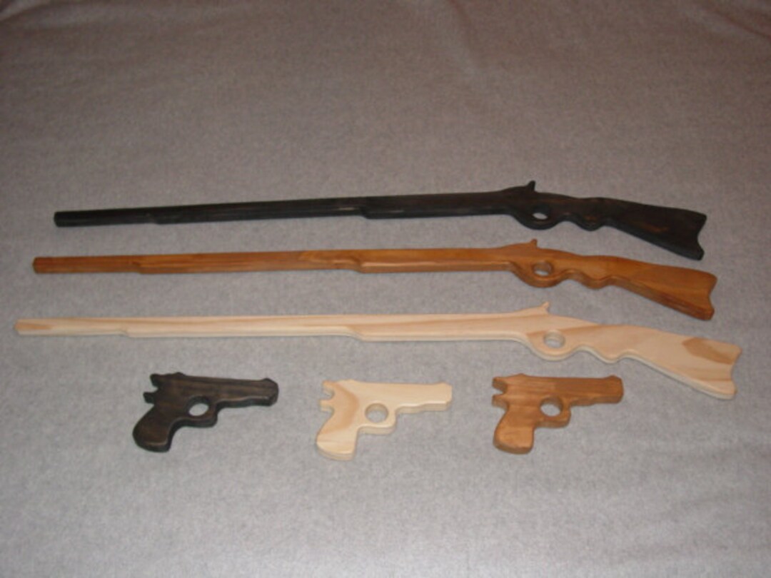 Wooden Rifle Pistol Combo - Etsy