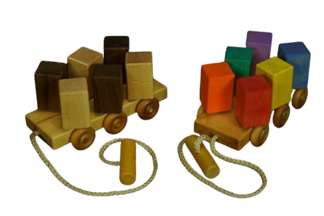 Wooden Spinning Blocks - Etsy