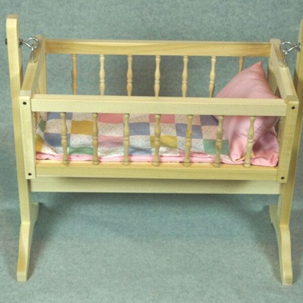 Wooden Baby Cradle - Etsy