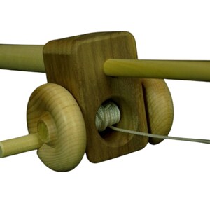 Pink or Blue Wooden Fishing Pole With A Hook and 3 Fish - Etsy