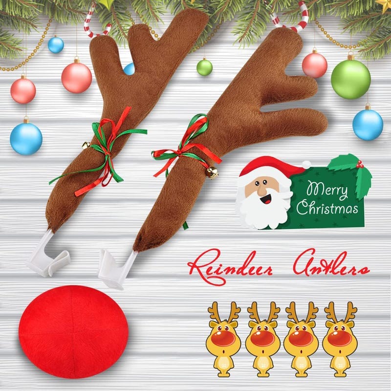 Reindeer Ears for Car - Etsy