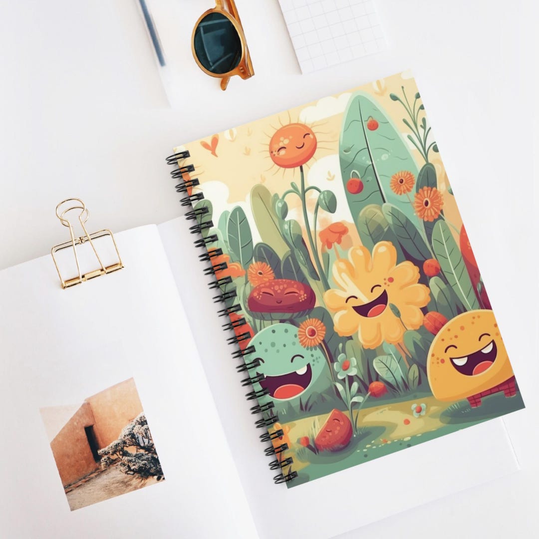 Community Garden Joy Spiral Notebook | Ruled Journal, Artistic ...