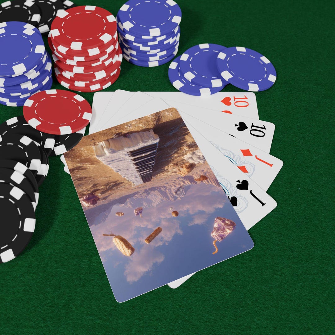 Keys on Sand Playing Cards | Ace Spade Bicycle Style Deck, Gift for ...