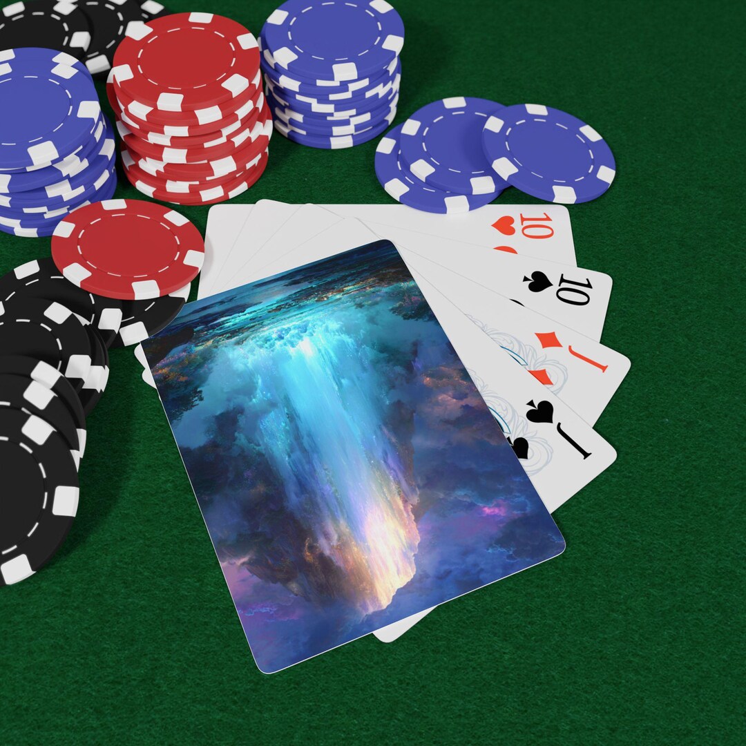 Plunge Pool Patterns Playing Cards | Fantasy Scenic Deck, Game Night ...