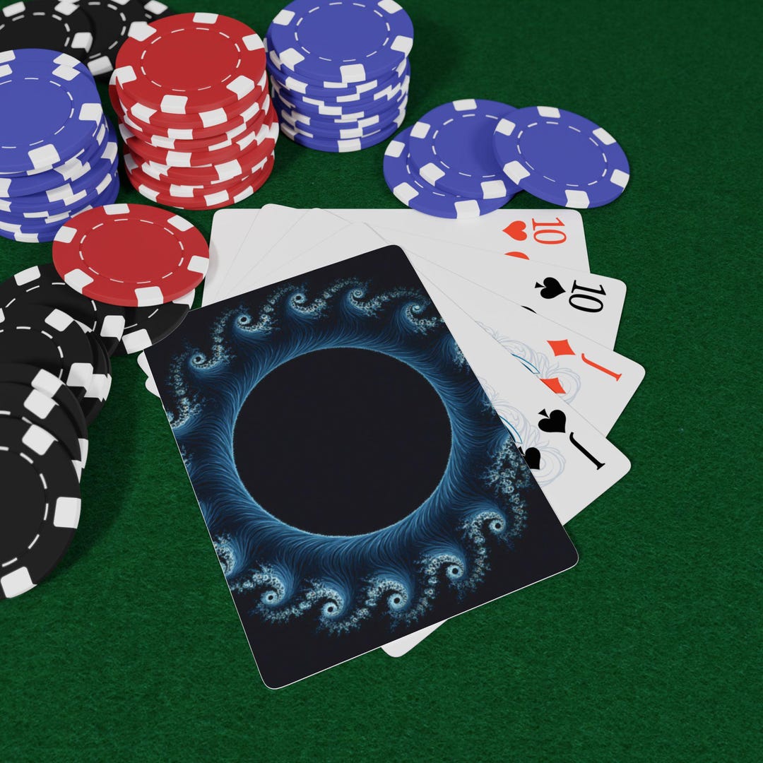 Ripple Mesh Matrix Playing Cards | Ornate Spade Ace, Game Night ...