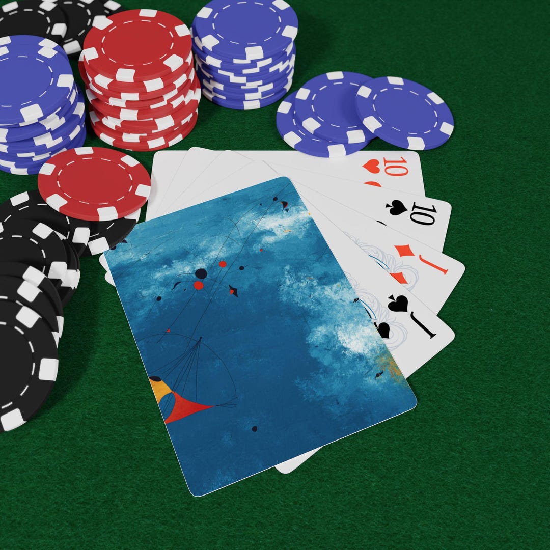 Kite in Sky Poker Playing Cards, Gift for Poker Lovers, Game Night ...