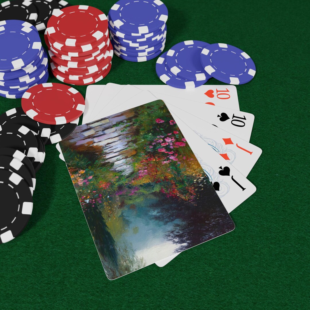Rainy Giverny Walk Poker Playing Cards | Ace of Spades Design, Game ...