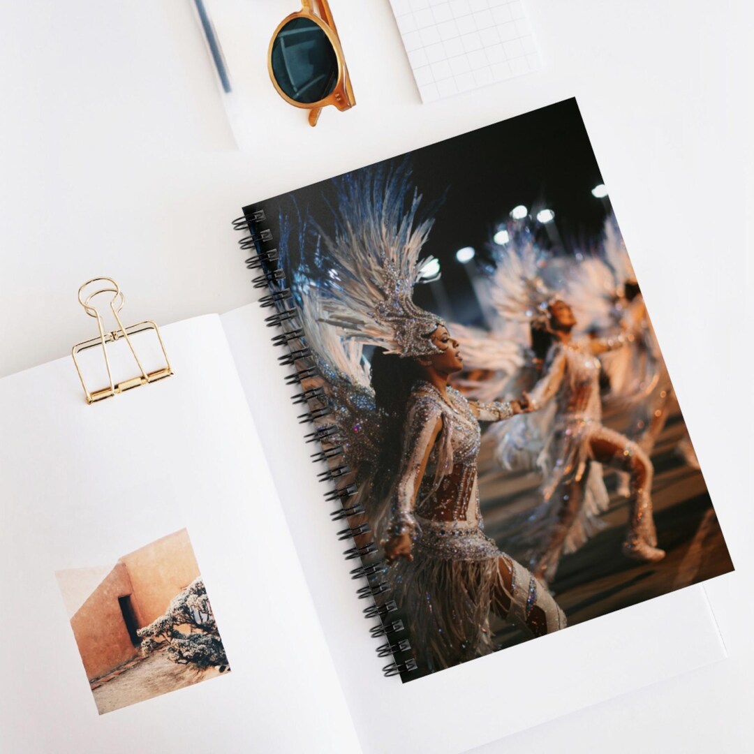 Samba Night Sparks Spiral Notebook | Ruled Line Journal, Artistic ...