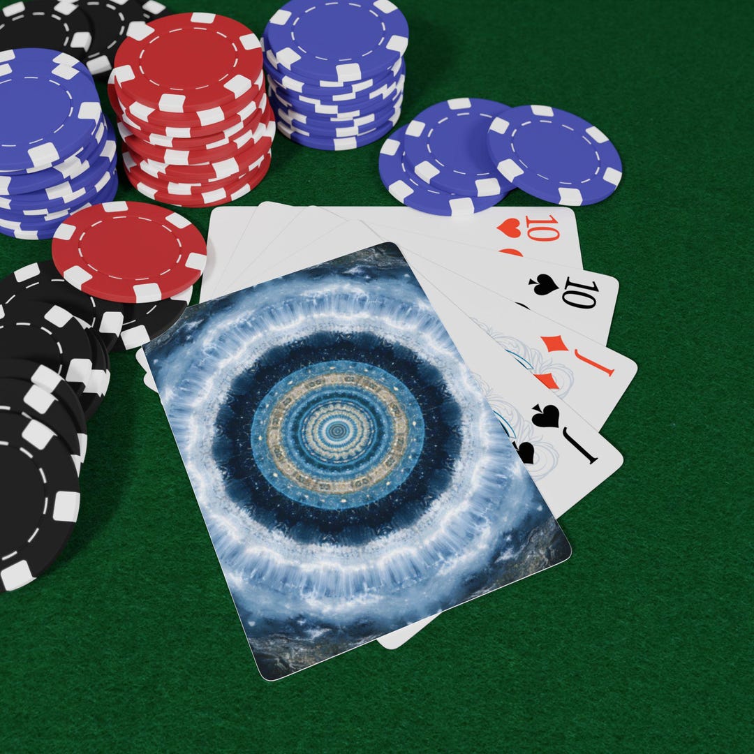 Echoing Drop Circles Playing Cards | Fun Card Deck, Game Night ...