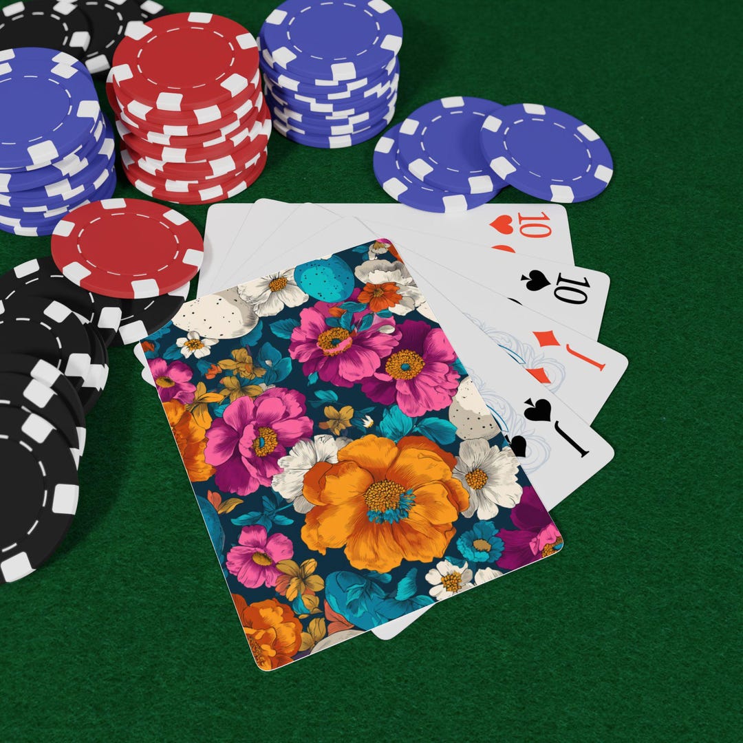 Retro Mod Easter Poker Playing Cards, Vintage Card Games, Unique Gift ...