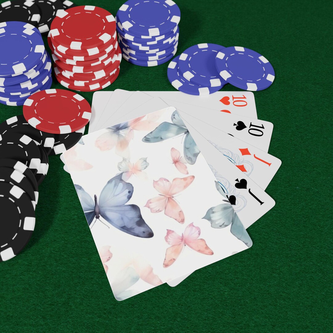 Wings in Bloom Playing Cards | Floral Back Design, Game Night Essential ...