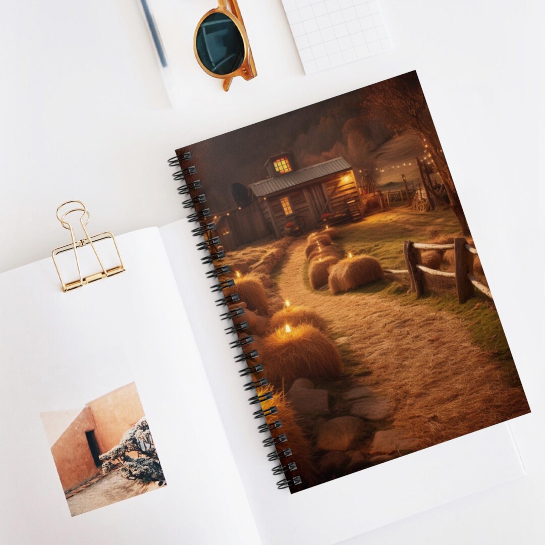 Storybook Country Life Spiral Notebook | Ruled Journal, Artistic ...