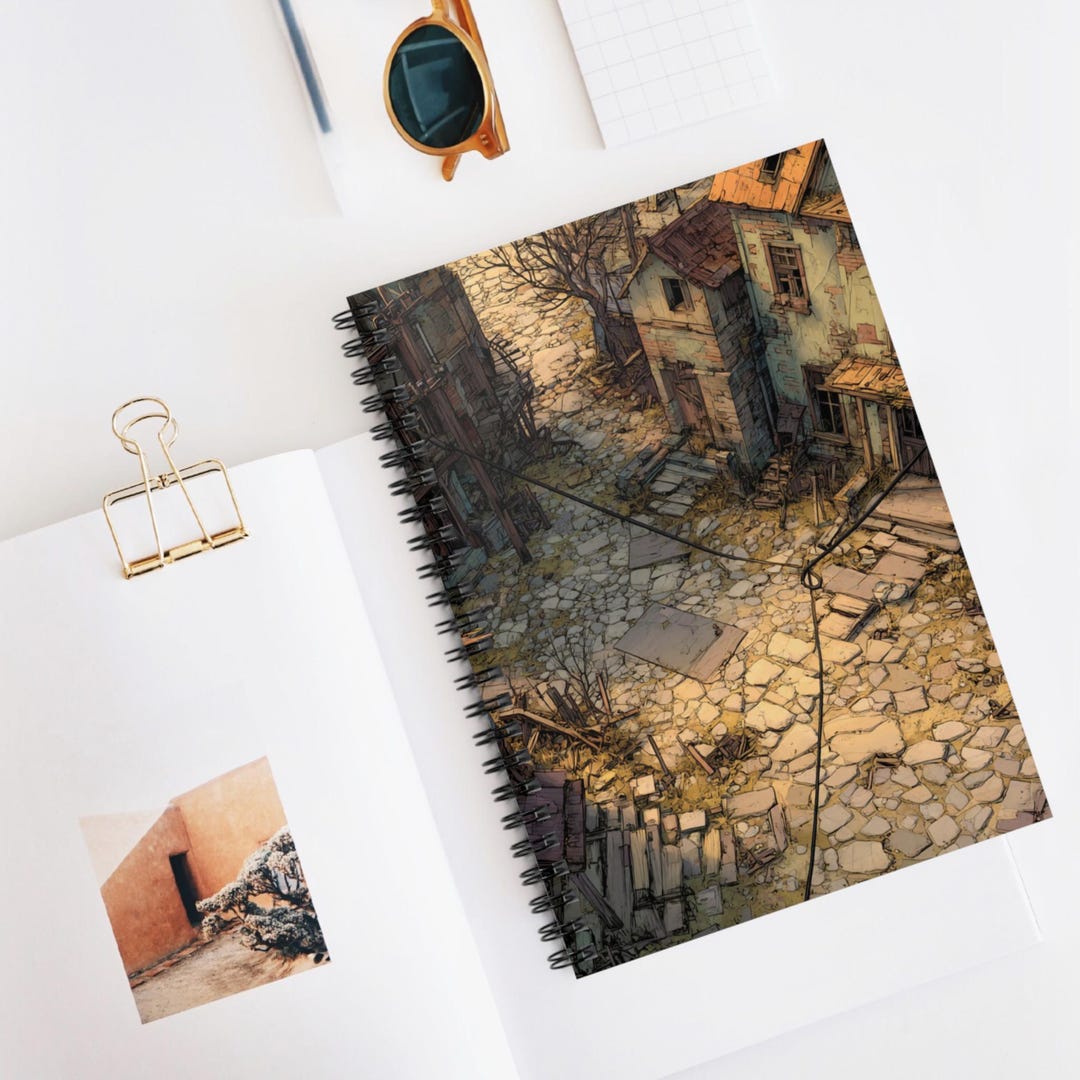 Silent Cobblestone Hollow Spiral Notebook | Ruled Journal, Artistic ...