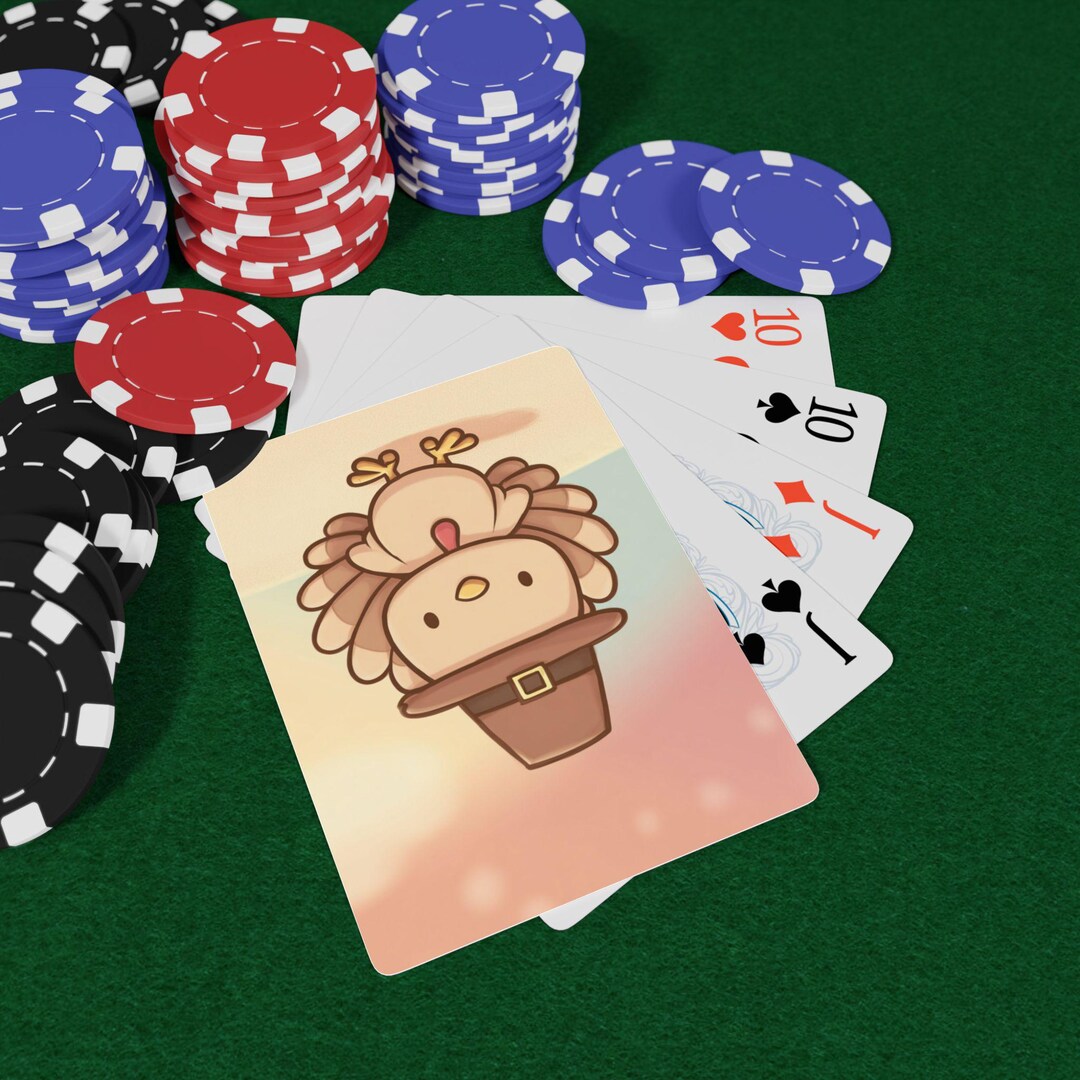 Pilgrim Hat Turkey Playing Cards, Poker Cards, Card Games, Family Fun ...
