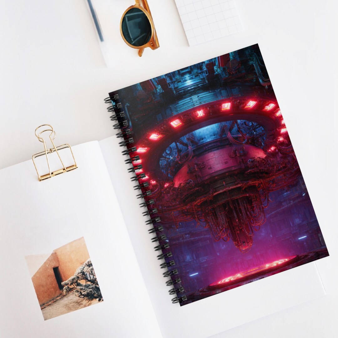 Levitation Power Core Spiral Notebook, Ruled Journal, Artistic ...