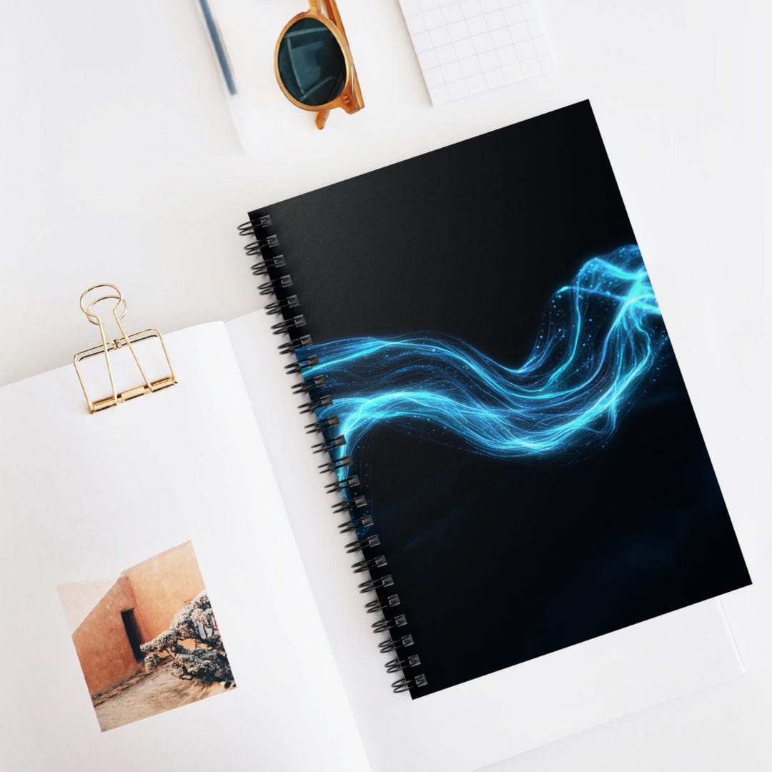 Surge of Force Spiral Notebook - Ruled Line Journal, Artistic ...