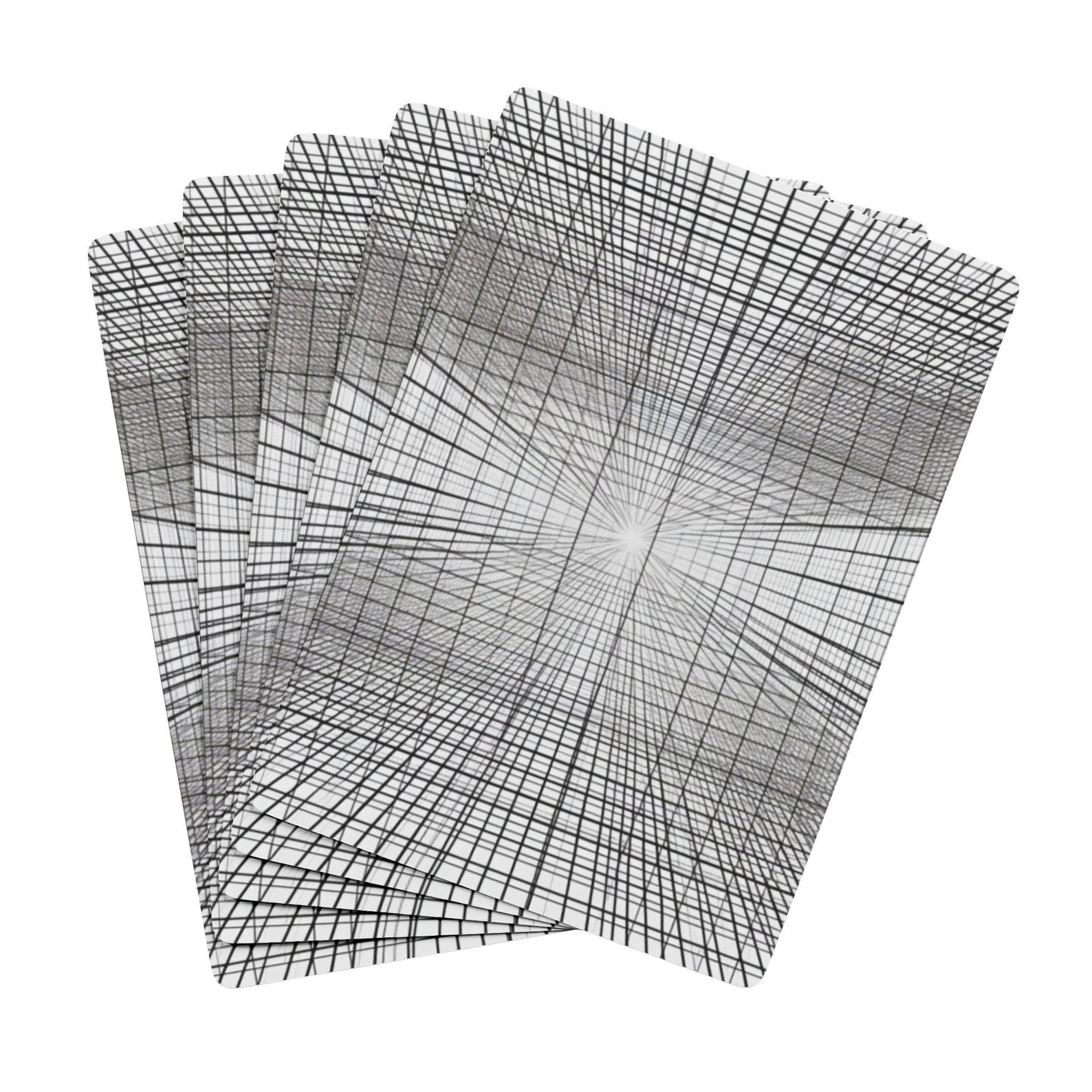 Architectural Grid Flow Playing Cards, Standard Playing Cards, Game ...