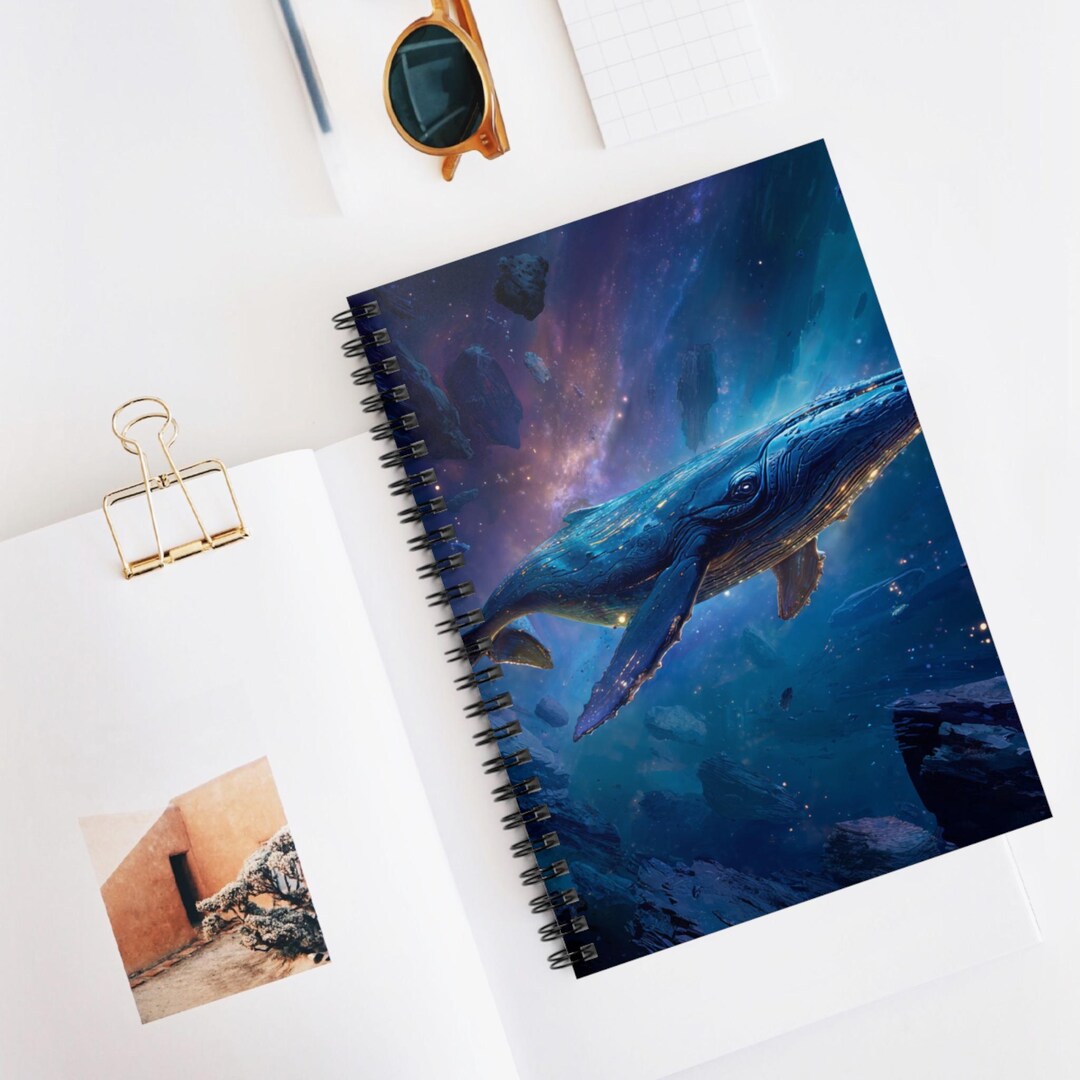 Asteroid Belt Leviathan Spiral Notebook | Ruled Line Journal, Artistic ...