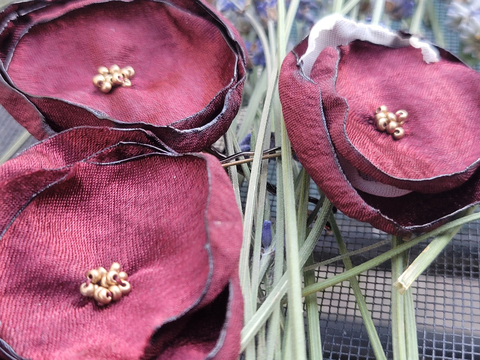 Handmade Hair Pins, Wedding Hair, Ren Fair Accessories, Fairy Flowers ...