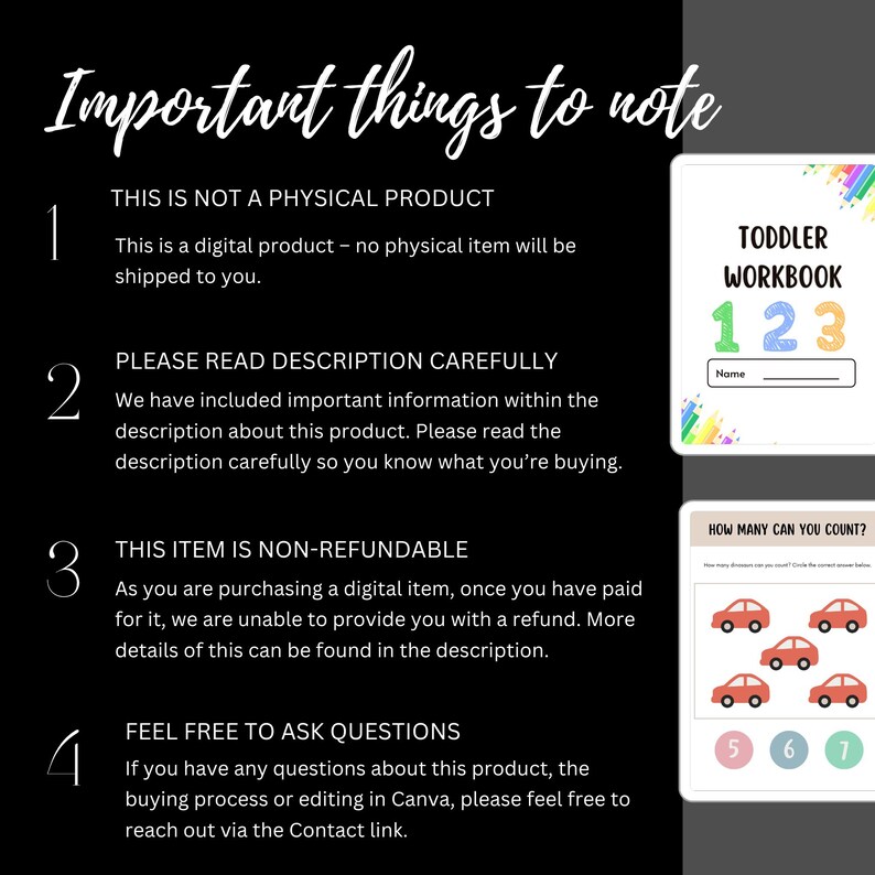 Toddler Learning Workbook | Printable Preschool Activity Pack ...