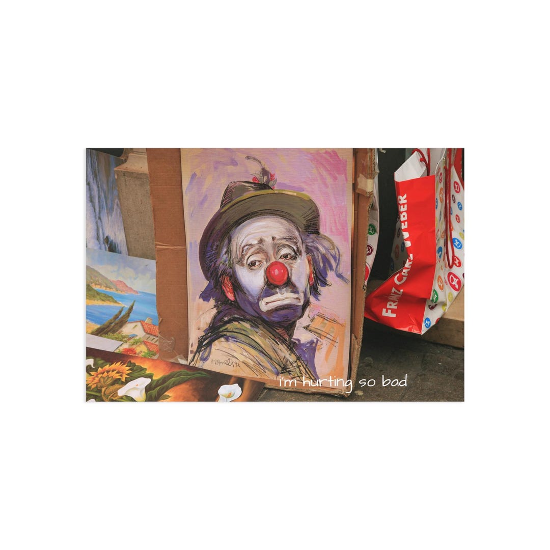 Sad Fine Art Postcards: Emotional Note Cards, Melancholy Stationery - Etsy