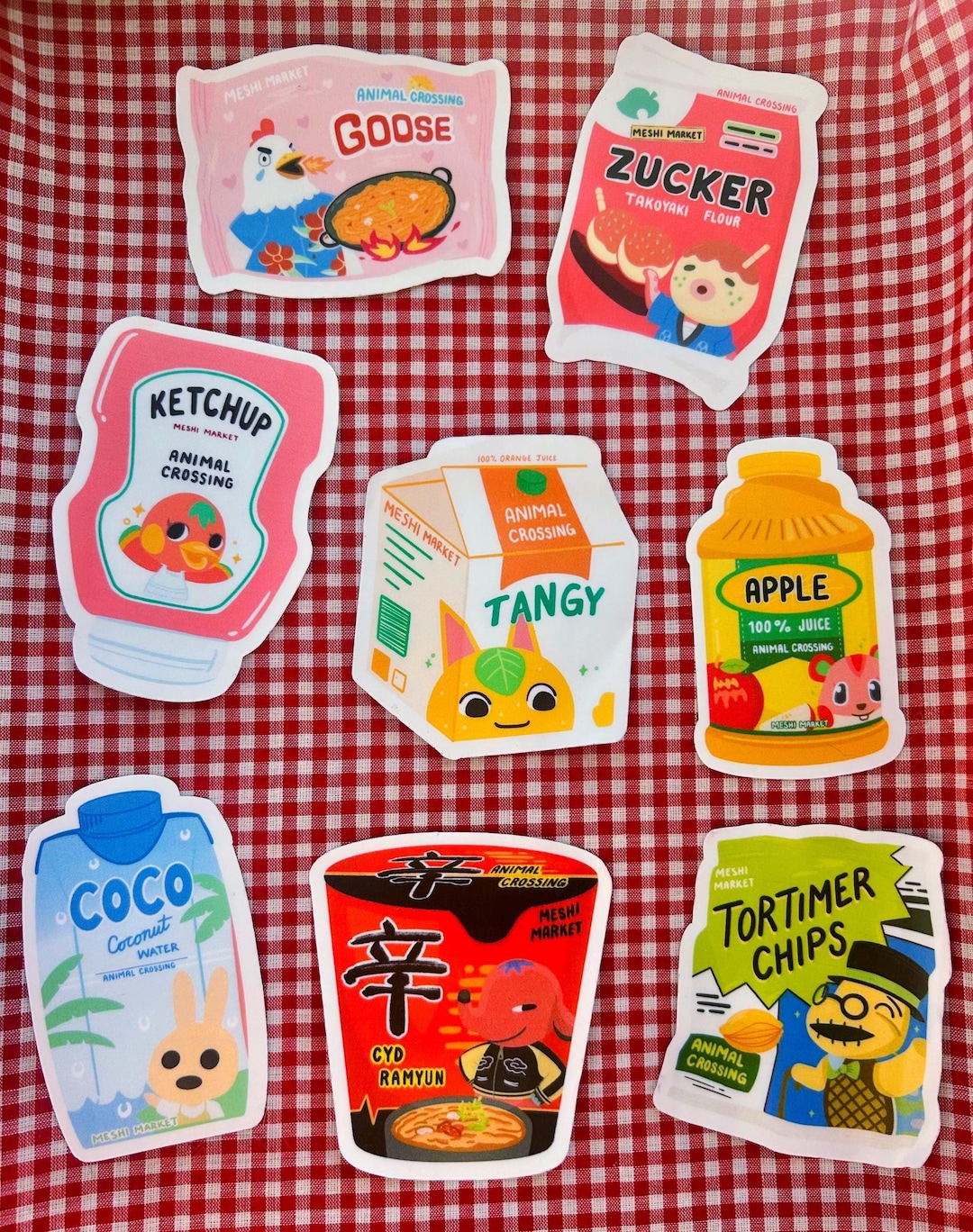ACNH Food Stickers - Etsy