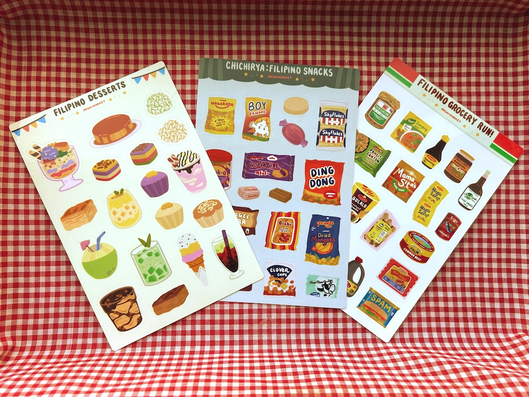 Filipino Sticker Sheets - Etsy