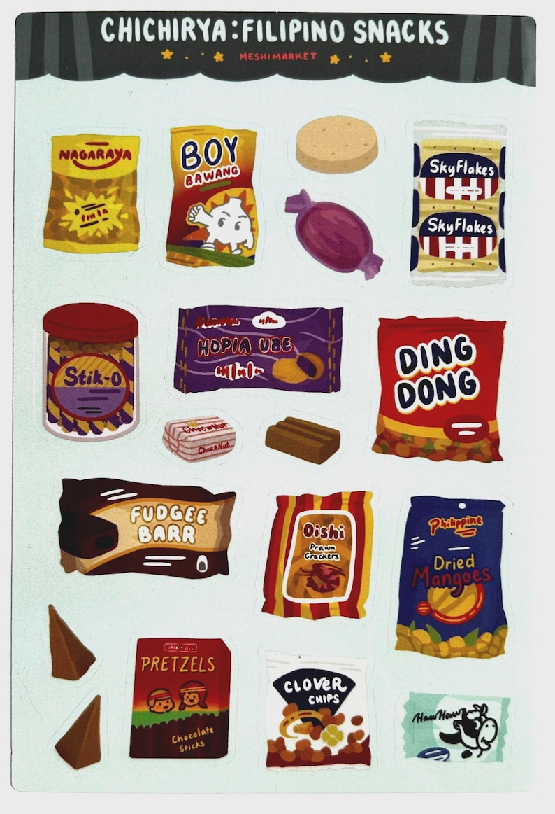 Filipino Sticker Sheets - Etsy