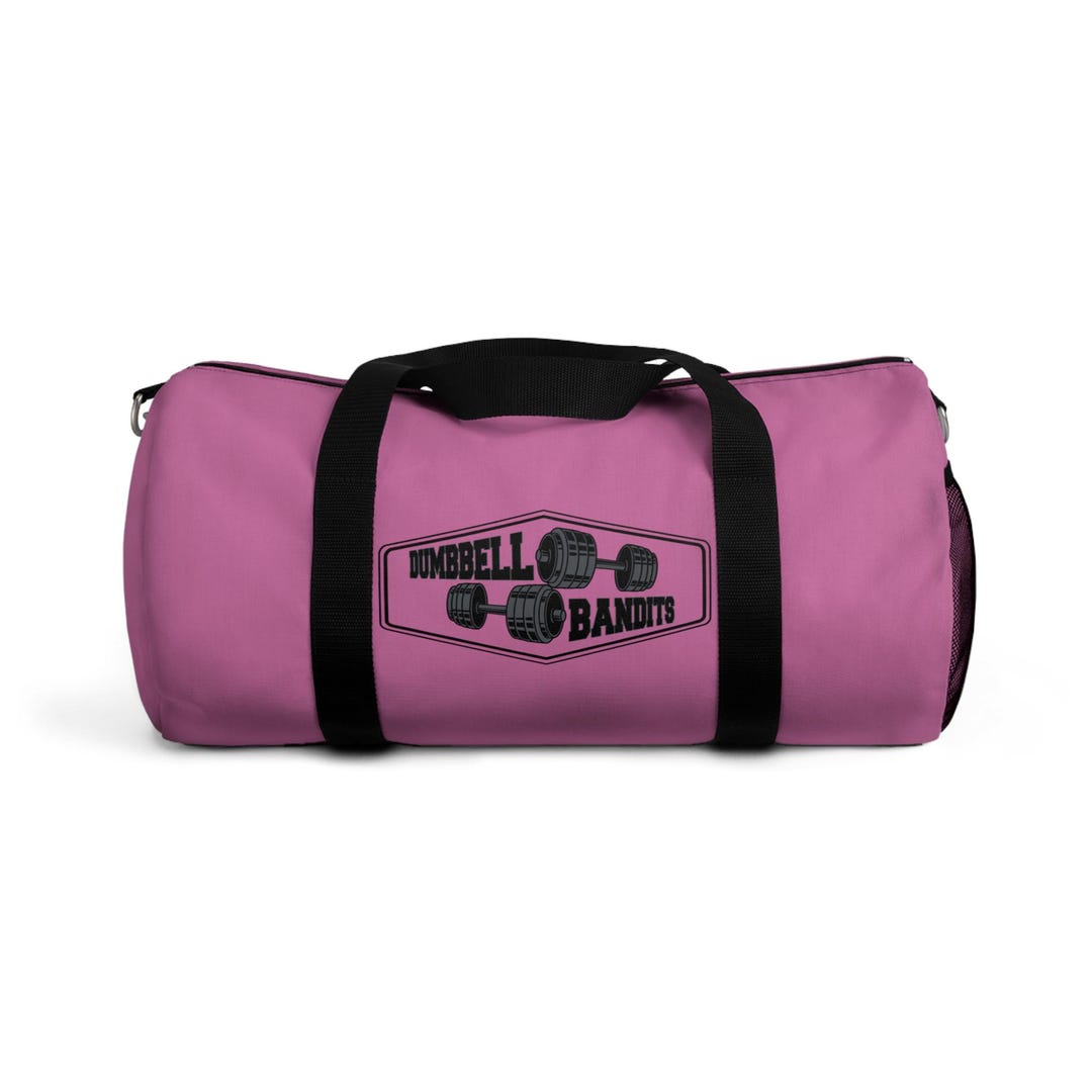 Dumbbell Bandit Duffel Bag: Stylish Gym Travel Weekender - Etsy