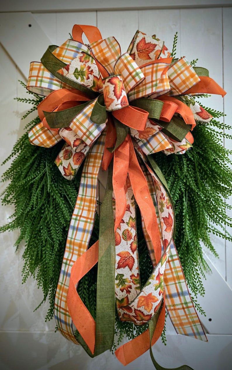 Fall Bow - Etsy