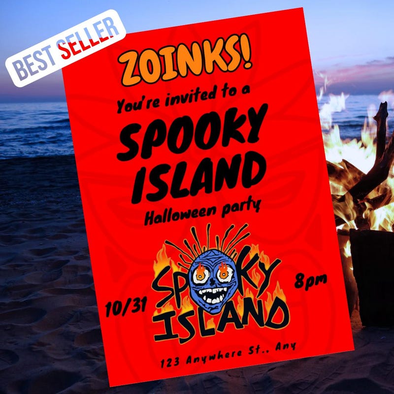 Spooky Island Party - Etsy