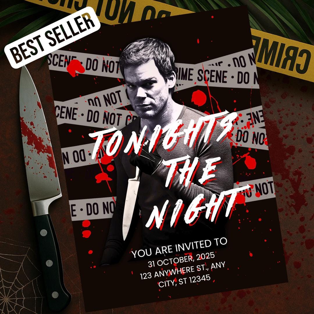 Miami Crime Scene Party Invitation | Editable Digital Template ...