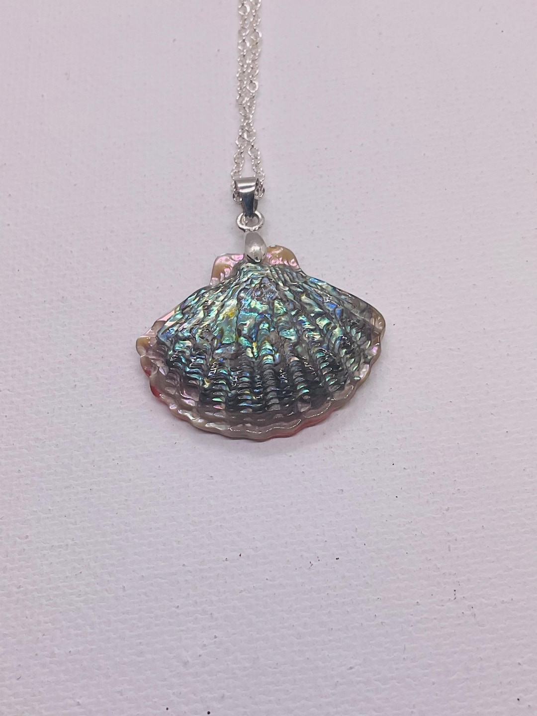 Abalone Scallop Shell Carved From a Solid Piece of Abalone . Unique One ...