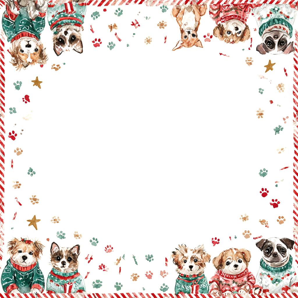 12 Paw Print Frame Clipart Clipart, Gold Foil Frames, Cute Pet Image ...